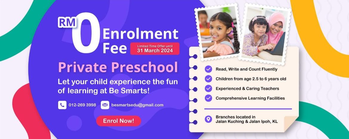 Preschool Promotion 2024 Intake ~ Be Smarts